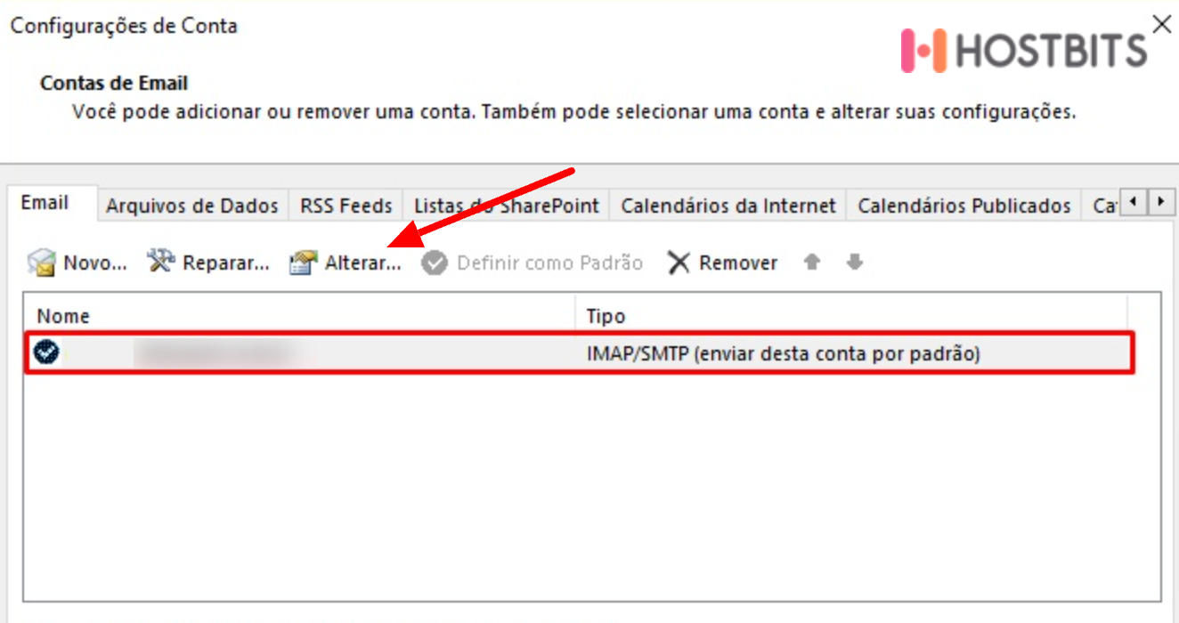 Alterando o tempo limite do servidor SMTP - Outlook